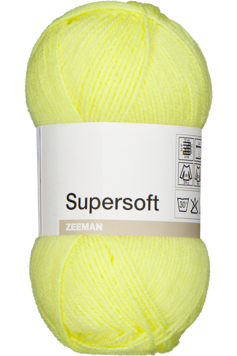 Supersoft Fil à tricoter - Jaune | Zeeman