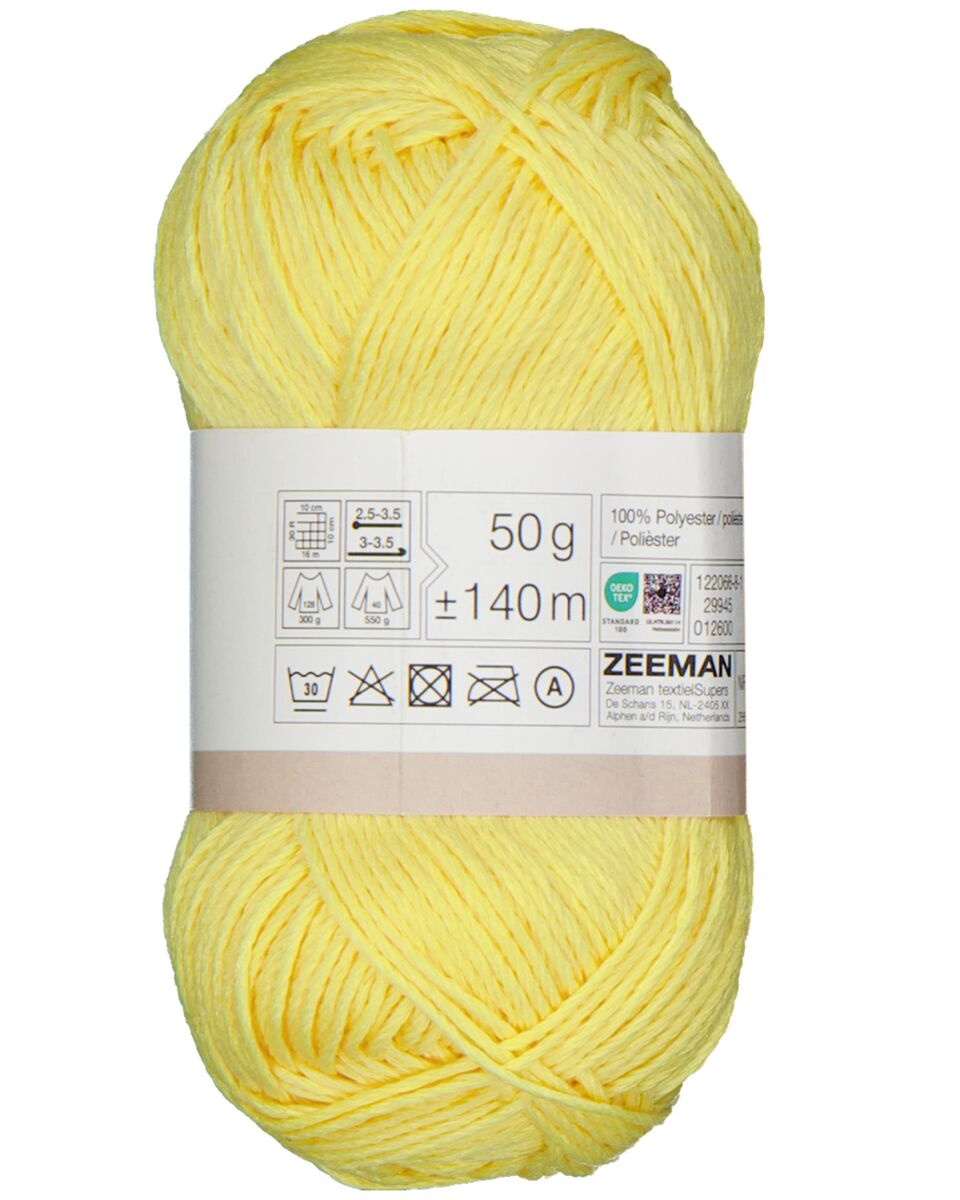 Amy Fios de croché - Amarelo | Zeeman
