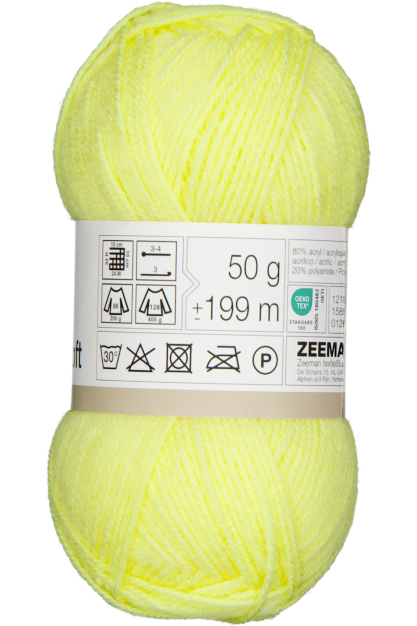 Supersoft Hilo de punto - Amarillo | Zeeman