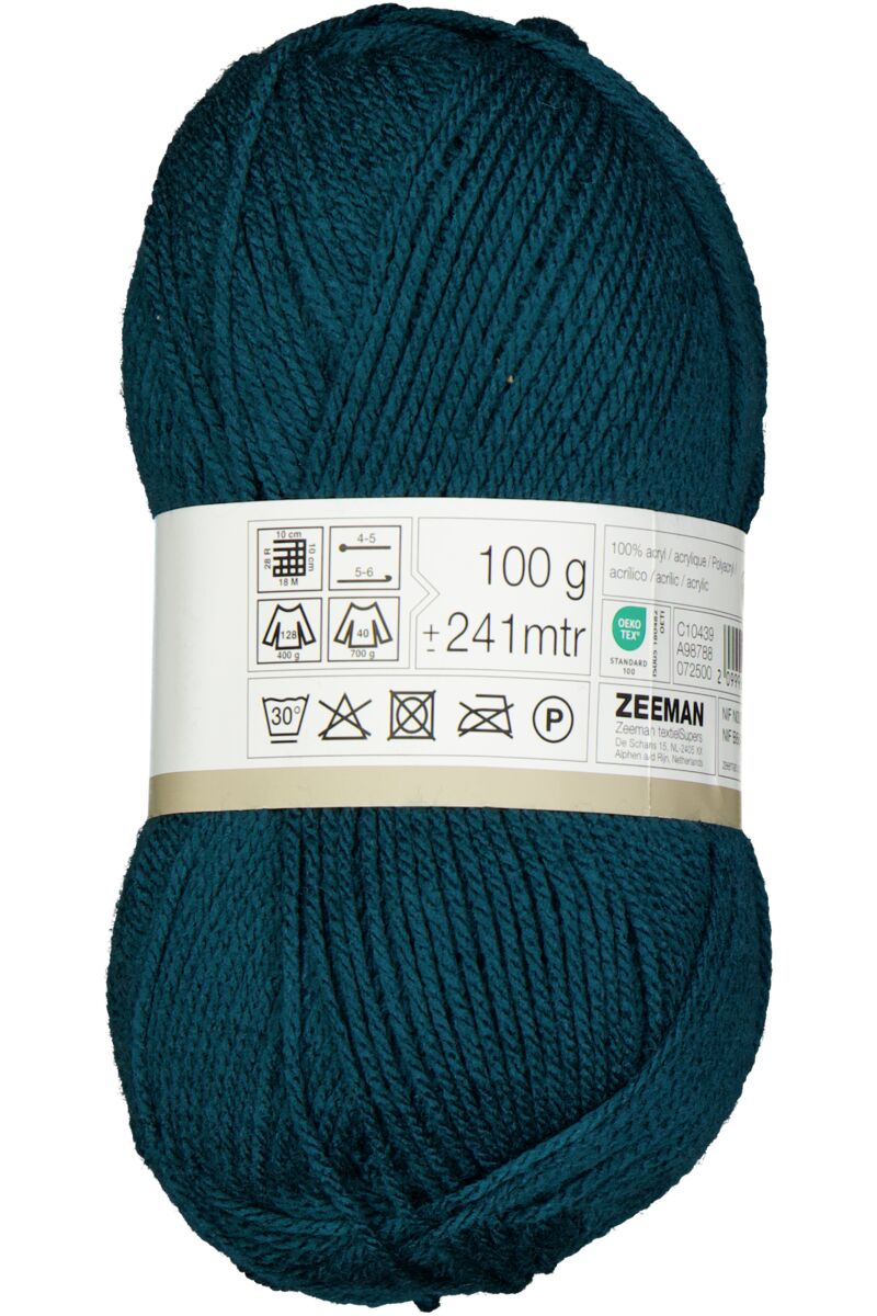 Acheter Royal Fil à tricoter Bleu pétrole ? Bon et bon marché | Zeeman ...