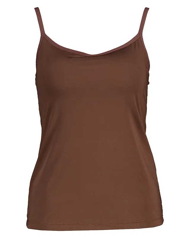 Wendy Singlet met cup - Bruin | Zeeman