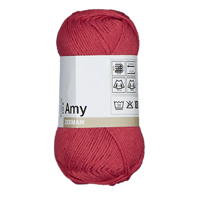 Amy Hilo de ganchillo - Rojo | Zeeman