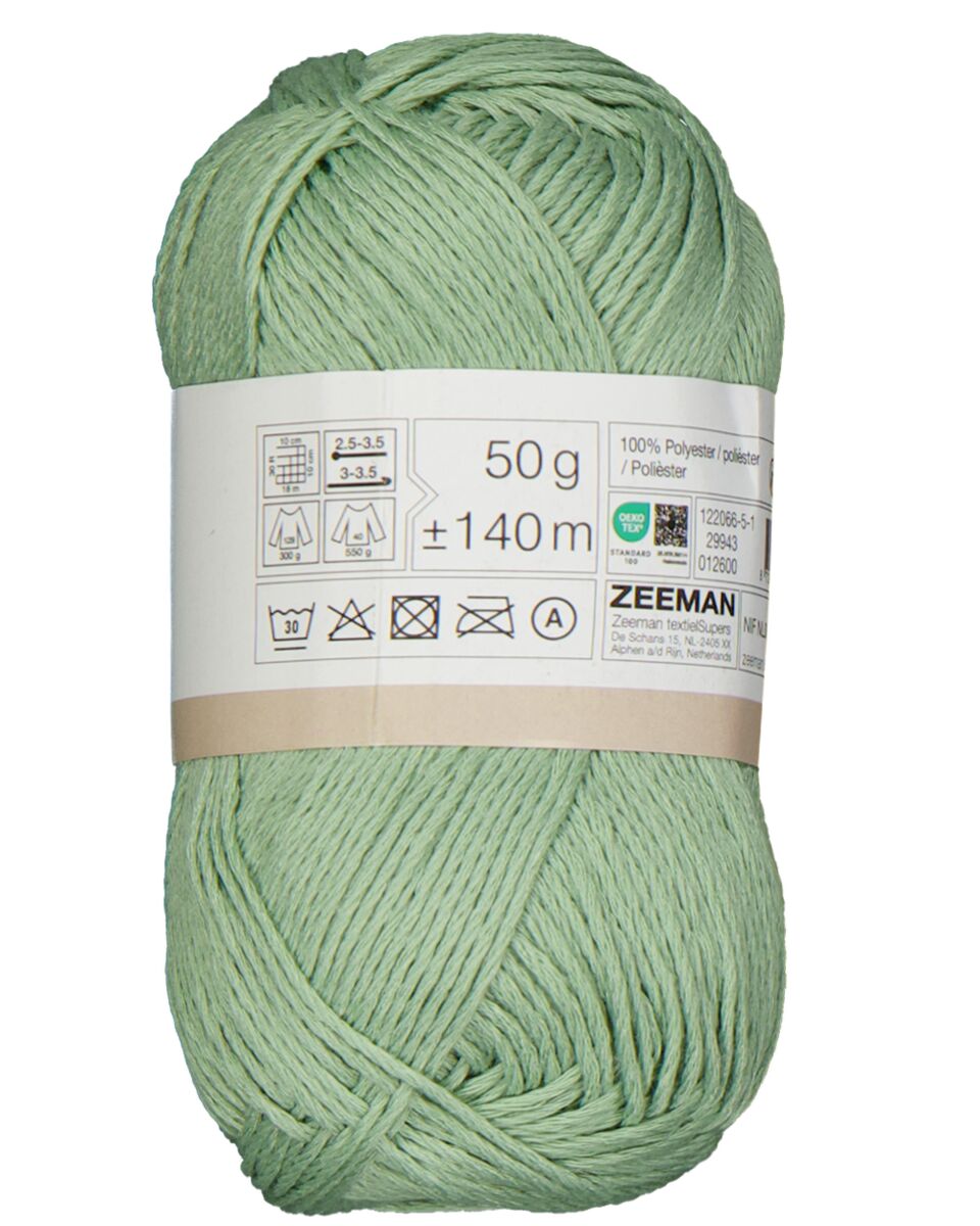 Amy Fil à crocheter - Vert | Zeeman