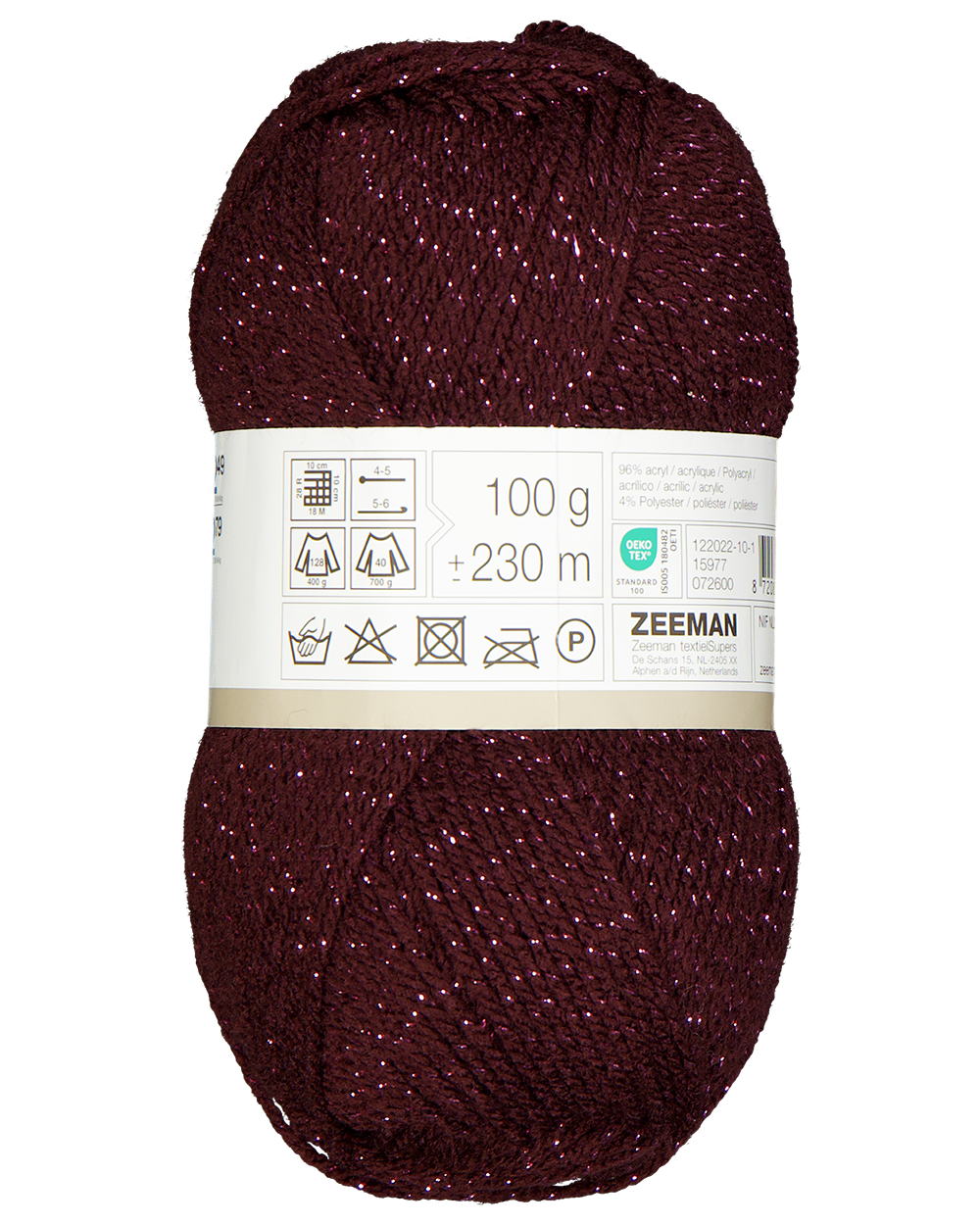 Royal shine Hilo de punto - Rojo | Zeeman