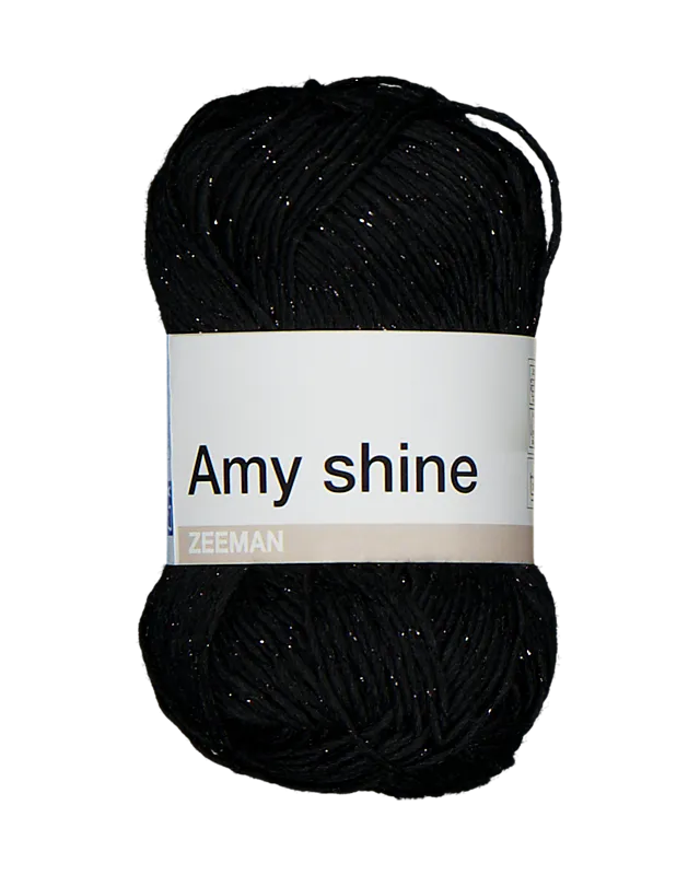 Amy shine Haakgaren Zwart kopen? Goed en goedkoop | Zeeman | Zeeman