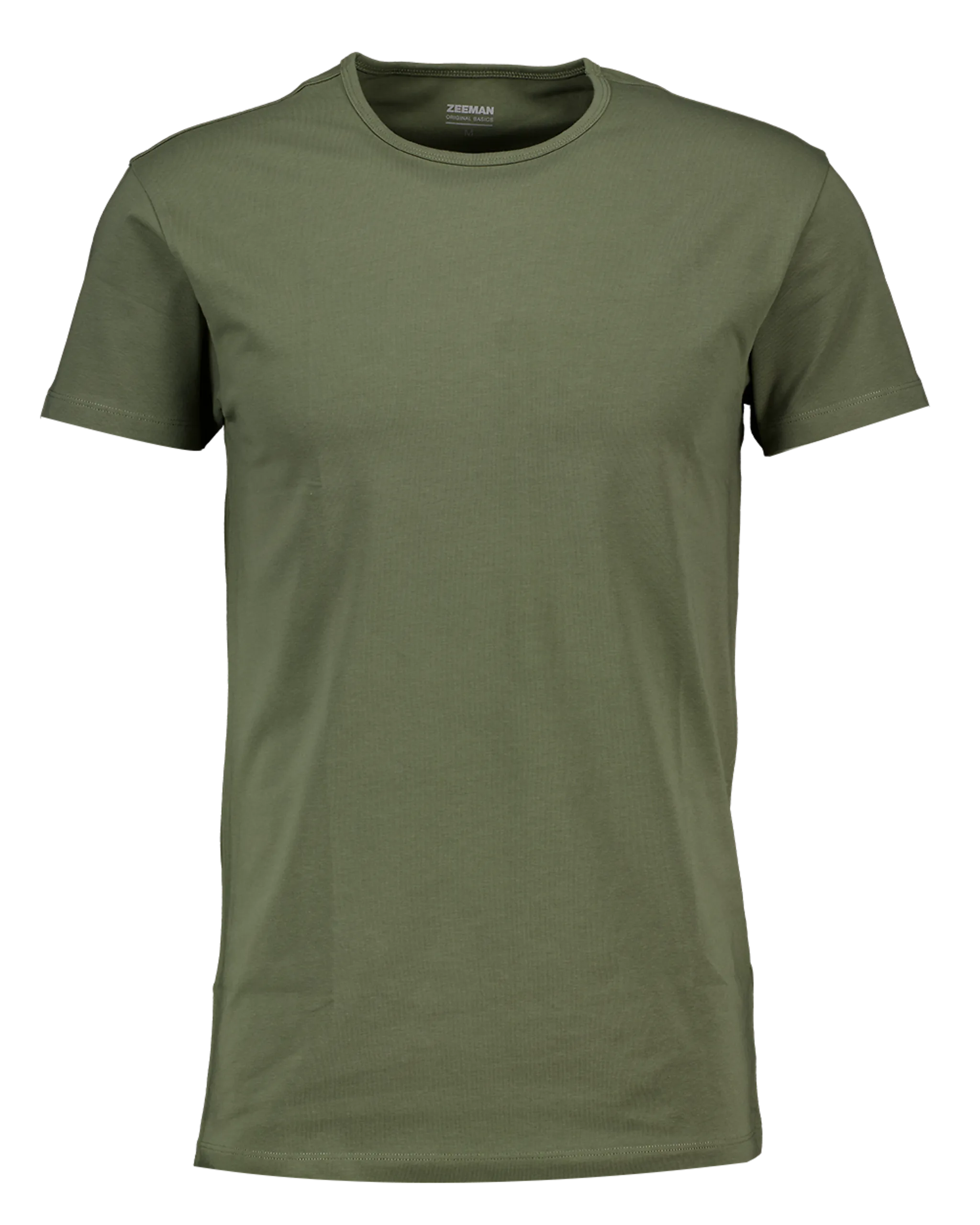 Heren T-shirt Legergroen kopen? Goed en goedkoop | Zeeman | Zeeman