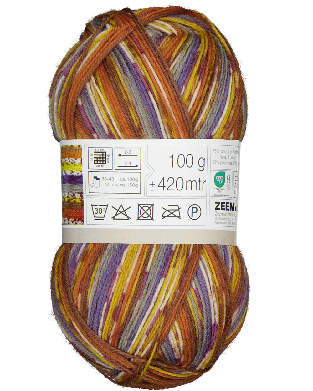 Sock Fil à tricoter - Orange | Zeeman