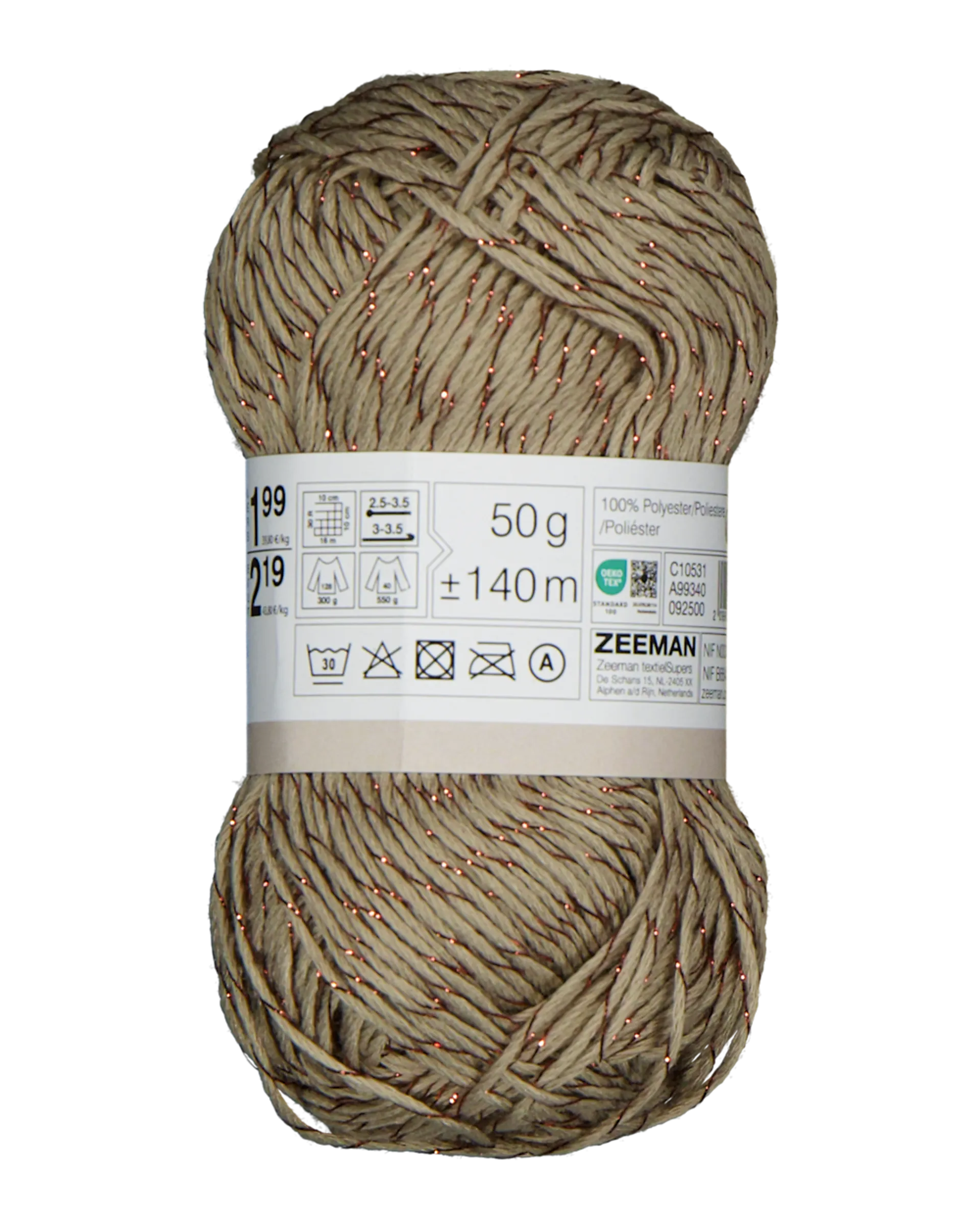 Amy shine Haakgaren Zand kopen? Goed en goedkoop | Zeeman | Zeeman