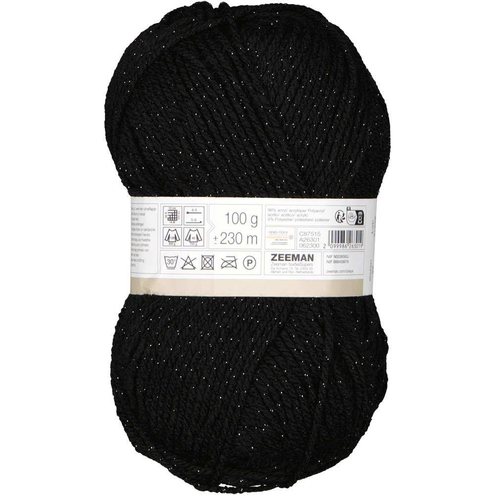 Royal Fil à tricoter - Noir | Zeeman