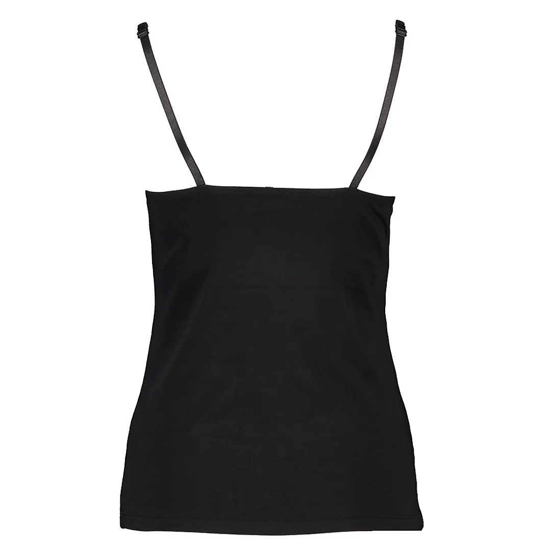 Singlet met cup - Zwart | Zeeman