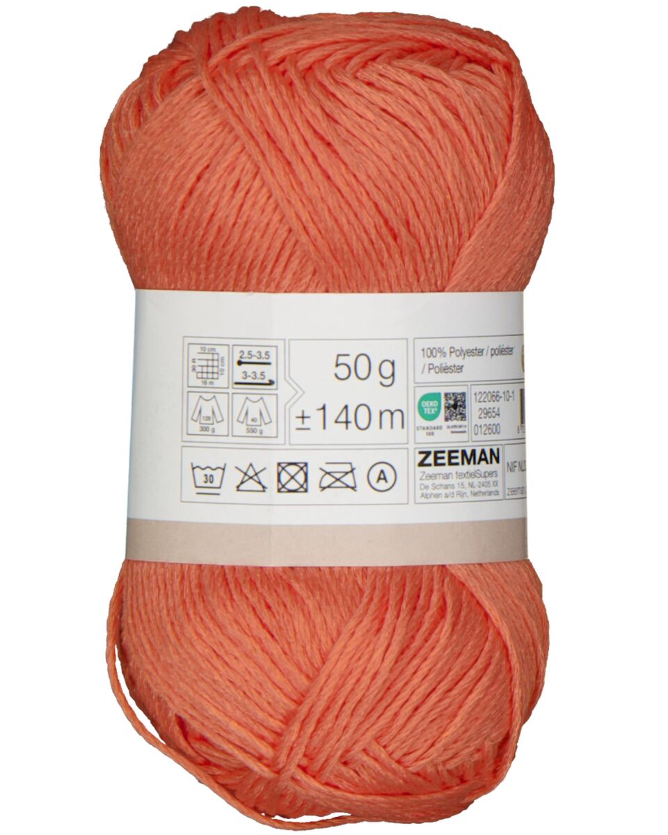 Amy Fil à crocheter - Orange | Zeeman