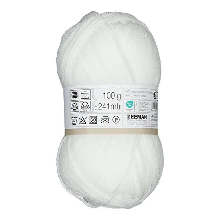 Royal Fil à tricoter - Blanc | Zeeman