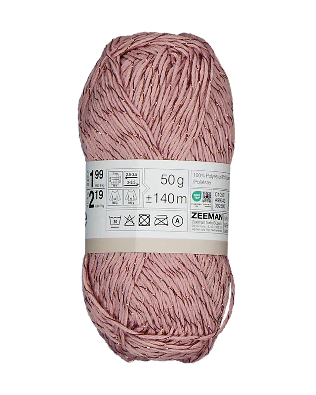 Amy shine Haakgaren Lichtroze kopen? Goed en goedkoop | Zeeman | Zeeman