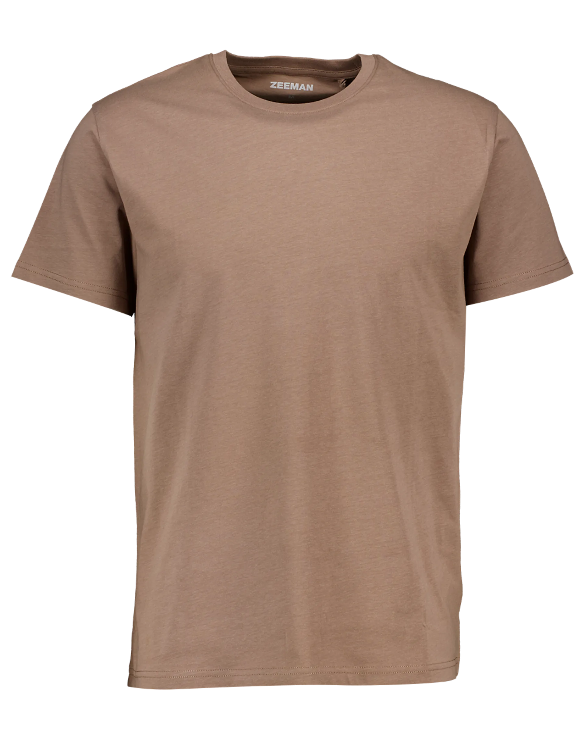 Heren T-shirt Taupe kopen? Goed en goedkoop | Zeeman | Zeeman